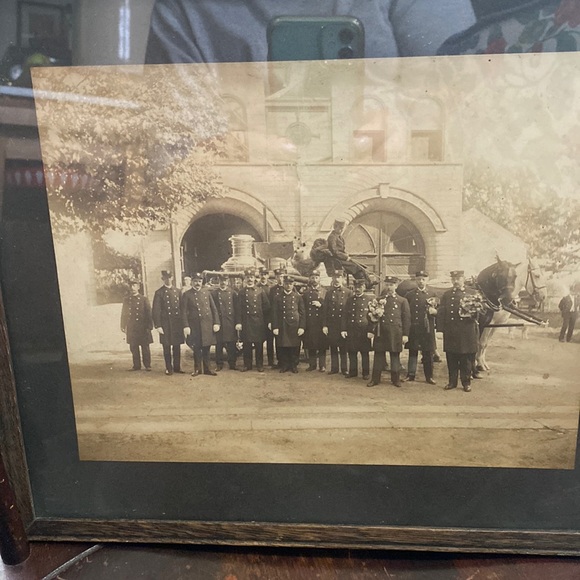 Art | Fantastic Antique Fire Department Photo Late 18s Early 19s ...